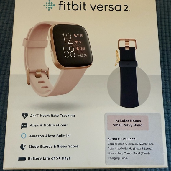Fitbit Versa II | Accessories | Fitbit Versa 2 Used For Week 17 New ...
